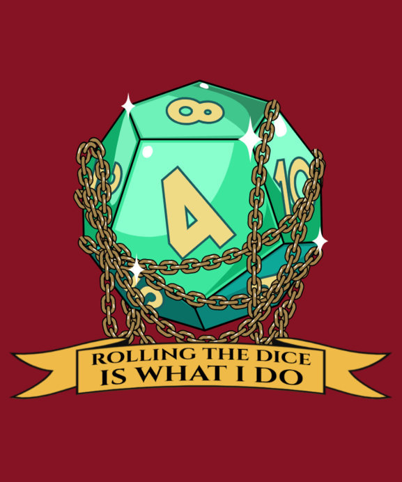 Placeit - T-Shirt Design Template with a Dungeons and Dragons-Inspired ...