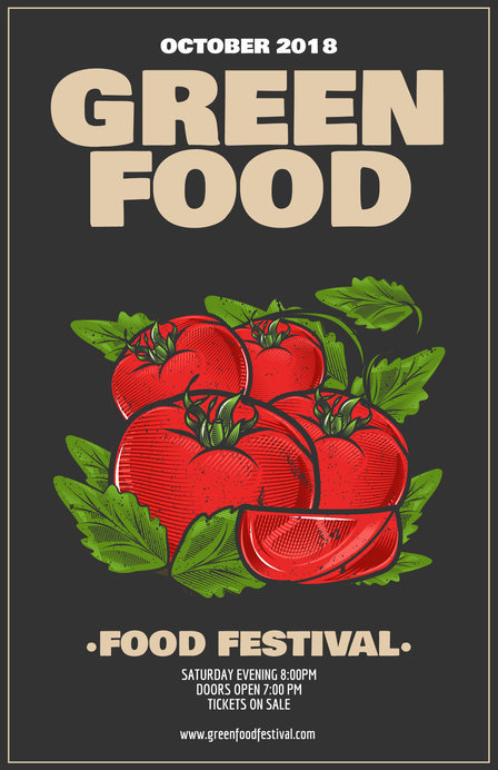 Placeit - Food Festival Flyer Template