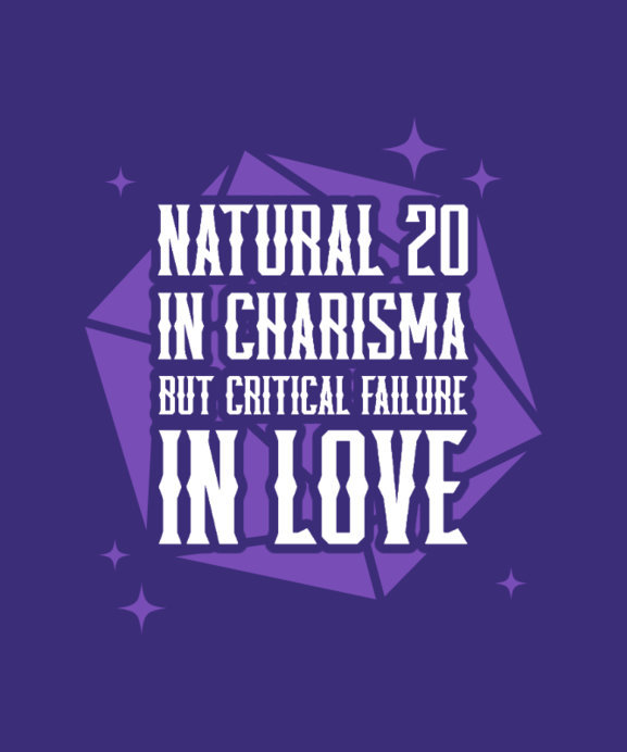 Placeit - T-Shirt Design Generator Inspired by D&D Featuring a Dice Graphic