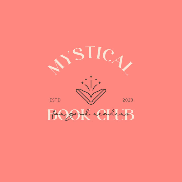 Placeit - Logo Template for Book Clubs Featuring Simple Illustrations
