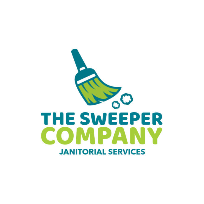 Placeit - Janitorial Services Logo Template with Cleaning Graphics