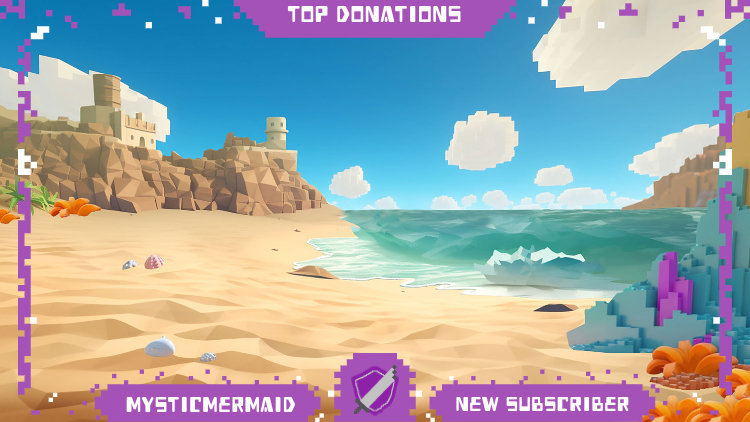 Placeit - Roblox-Inspired Twitch Webcam Overlay Generator for Gamers