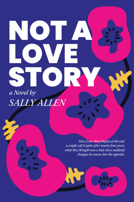 Placeit - Front Book Cover Template with Illustrated Flowers for a ...