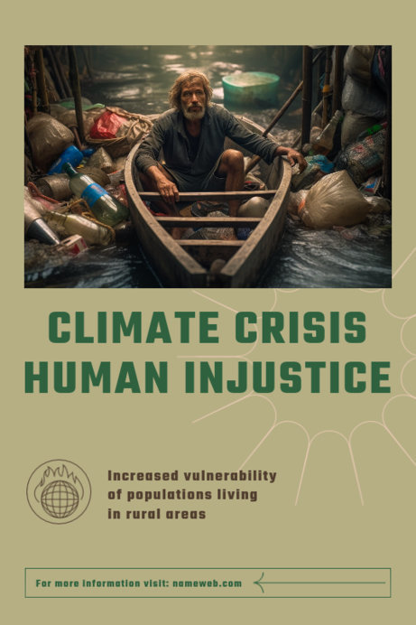 Placeit - Poster Template with a Picture and a Text to Stop the Climate ...