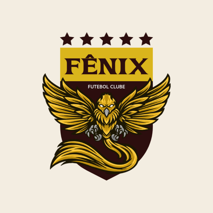 Placeit - Online Logo Generator for a Soccer Club Featuring a Phoenix ...