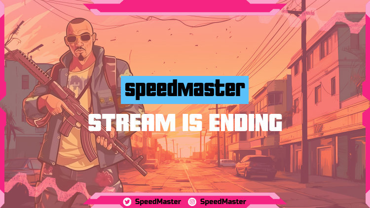 Placeit - Stream-Ended Twitch Screen Creator Inspired by GTA