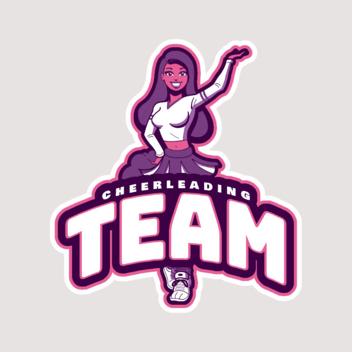 cheerleader logo maker