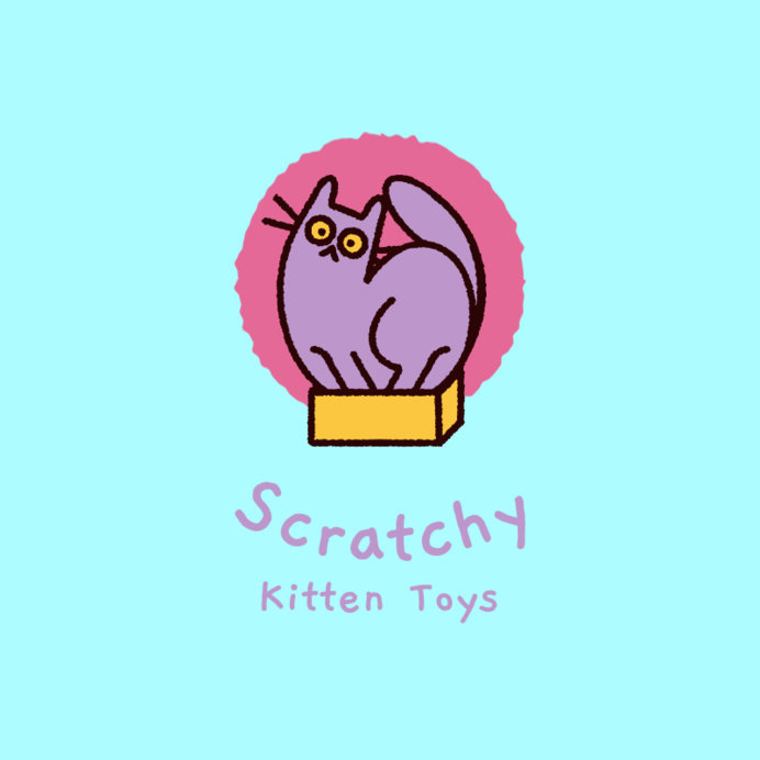 Placeit - Logo Creator for a Kitten Toy Store