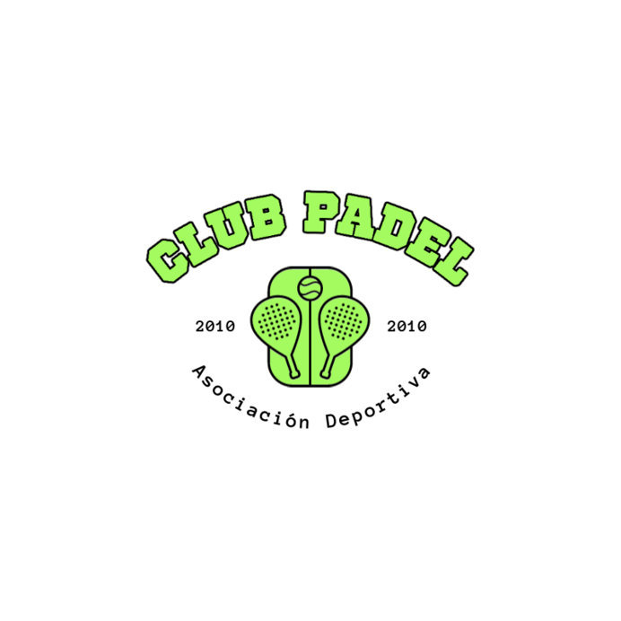Placeit - Padel Club Logo Maker with Illustrated Rackets