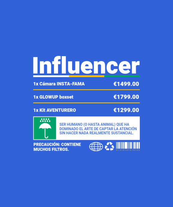 Placeit - T-Shirt Design Template with a Funny Chart for Influencers
