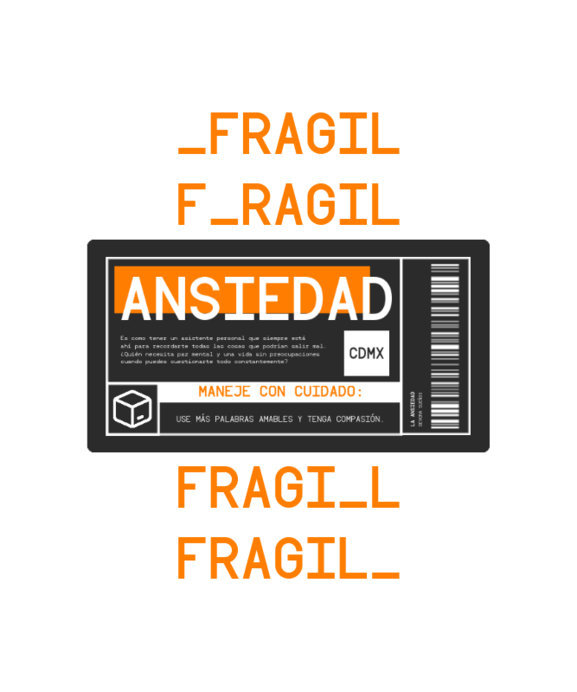 Placeit - T-Shirt Design Maker with a Fragile Label Illustration