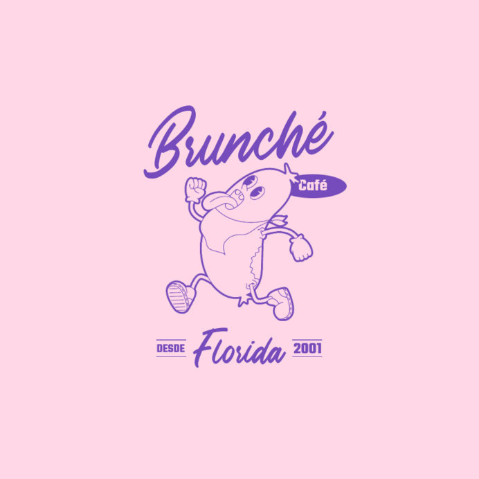 Placeit - Logo Generator for a Brunch Restaurant Featuring a Cartoonish ...