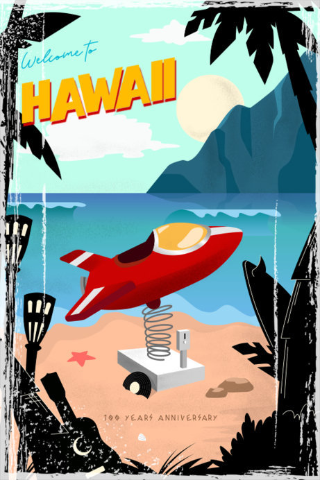 Placeit - Poster Template With a 100th Anniversary Theme Inspired by Disney