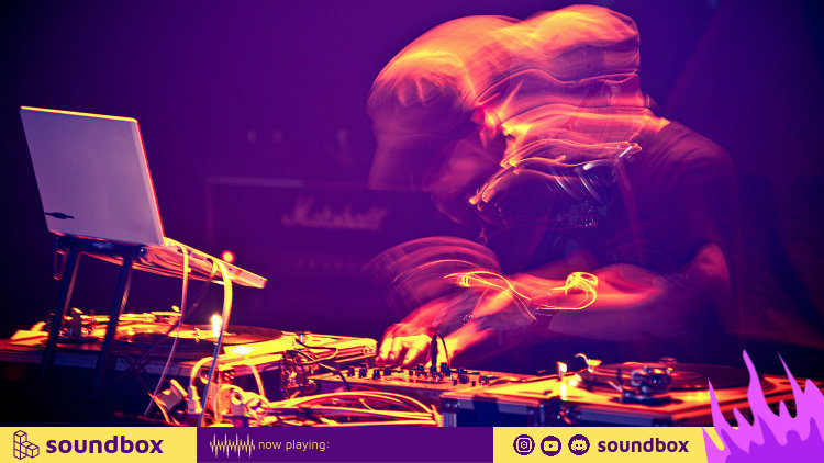 Placeit - Twitch Overlay Creator for a DJ Stream Channel With a Cool Layout