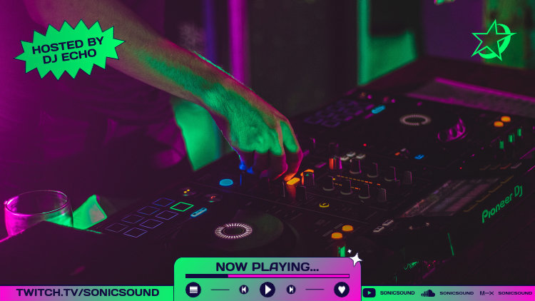 Placeit - Music-Themed Twitch Overlay Maker for Streamers With a Star Icon