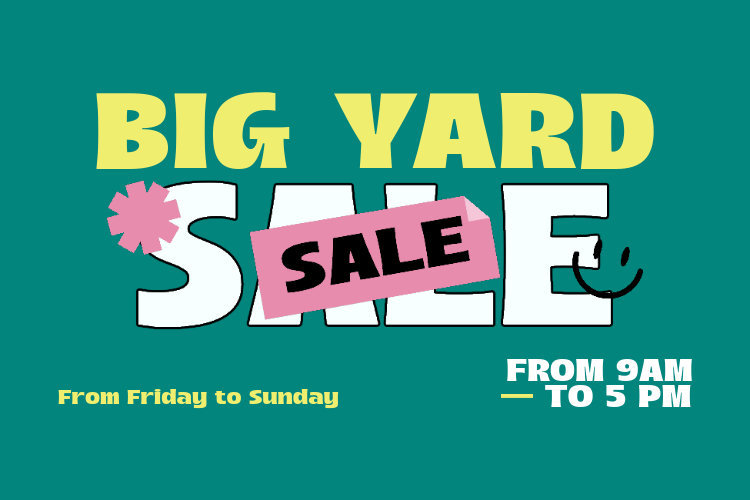 Placeit - Yard Sign Maker Featuring Heavy Fonts for a Garage Sale
