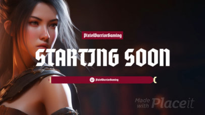 Stream Starting Soon Templates | Video Maker | Placeit