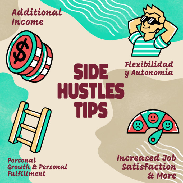 Placeit - Instagram Post Template Featuring Illustrations for Side ...