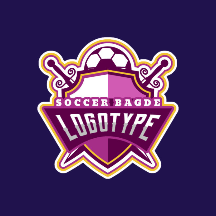 Placeit - Sports Logo Maker with Feminine Soccer Design