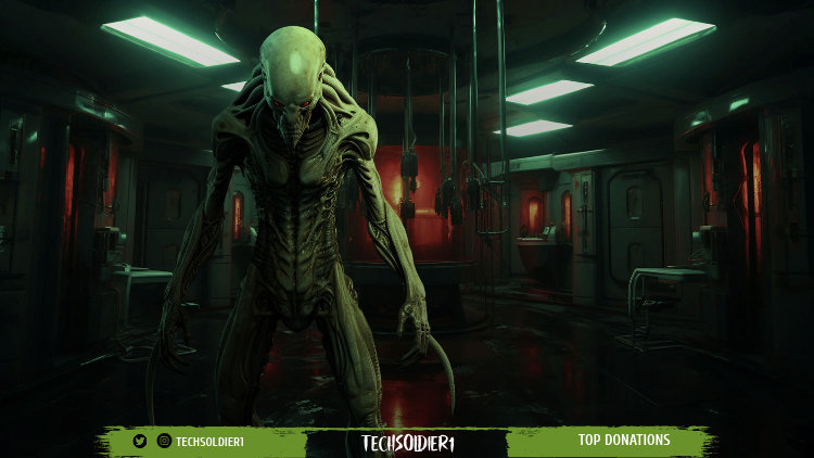 Placeit - Halloween Twitch Overlay Creator Featuring a Horror Aesthetic