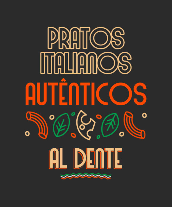 Placeit - Italian Restaurant T-Shirt Design Creator Featuring Vegetable ...
