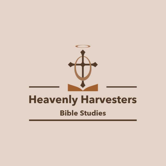 Placeit - Logo Generator with a Cross Graphic for a Bible Study Club