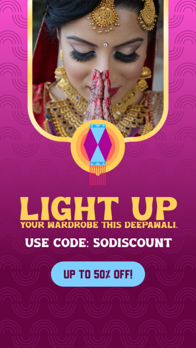 Placeit - Promotional Instagram Story Maker With a Diwali Theme for a ...