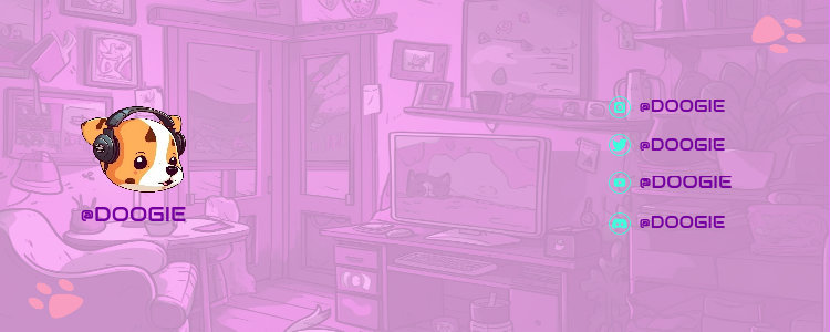 Placeit - Twitch Profile Banner Creator with a Smiling Puppy Illustration