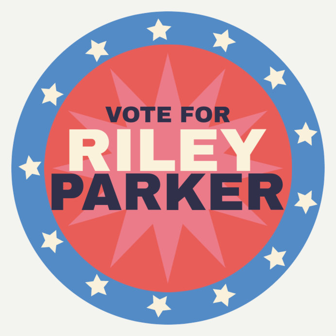 Placeit - Sticker Design Maker Featuring a Voting Campaign Candidate