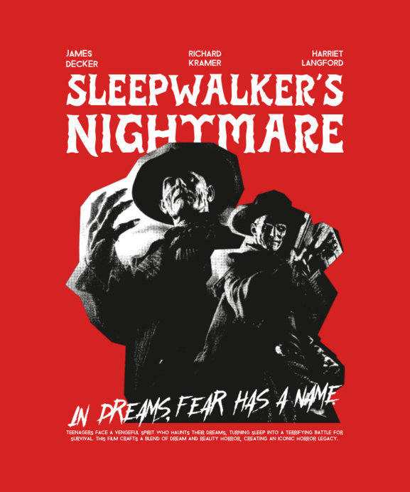 Placeit - Horror T-Shirt Design Template Featuring a Macabre Nightmare ...