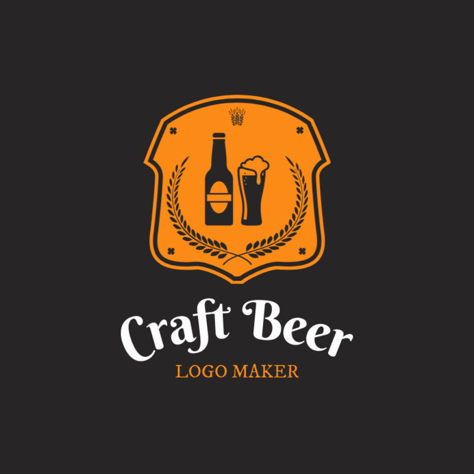 Placeit - Craft Beer Shop Logo Maker with Shield Icons