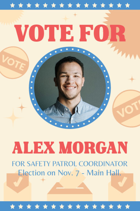 Placeit - Poster Design Generator Featuring a Candidate Photo for an ...