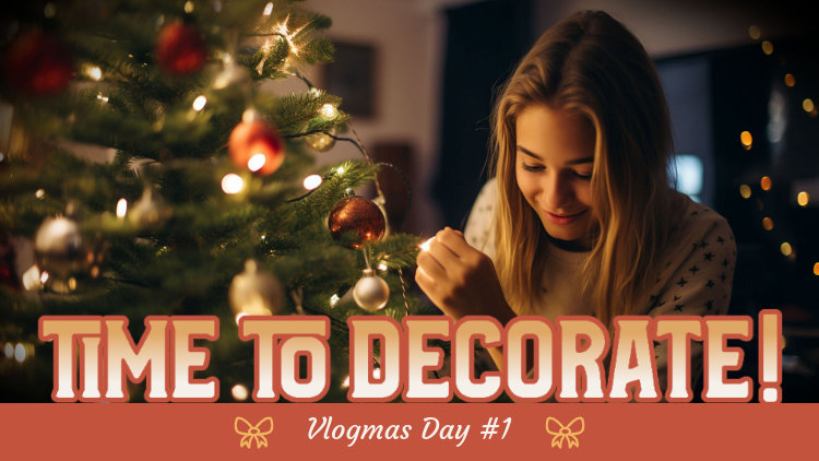 Placeit - YouTube Thumbnail Generator for a Christmas Decoration Tips Vlog