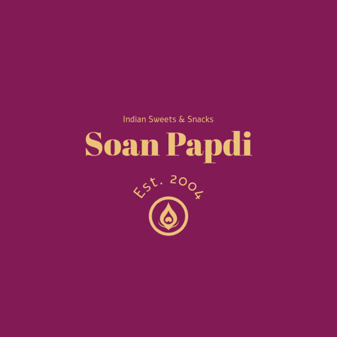 Placeit - Online Logo Template for an Indian Sweets and Snacks Shop
