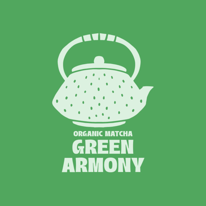 Placeit - Logo Maker for an Organic Matcha Shop