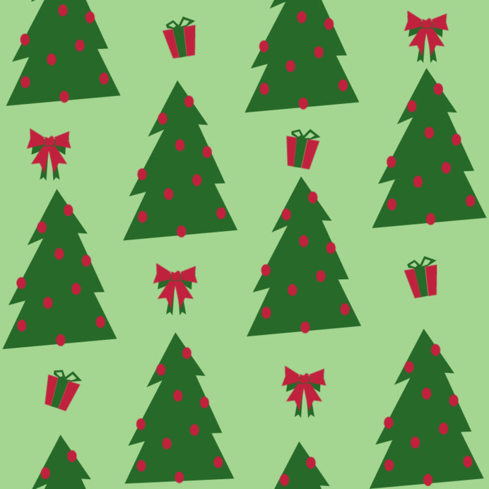 Placeit - Holiday Print Pattern Design Template Featuring Christmas ...