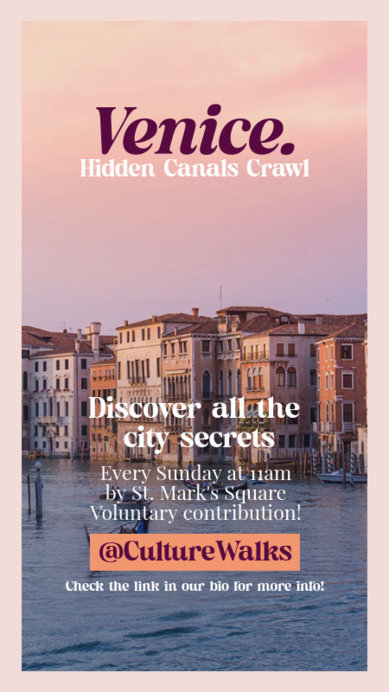 Placeit - Instagram Story Maker Promoting Venice City Secret Spots