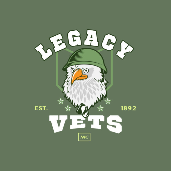 Placeit - Logo Maker for a War Veteran's Motorcycles Club With an Eagle ...