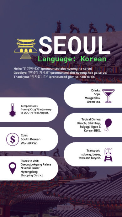 Placeit - Instagram Story Maker with Fun Facts for Seoul's First-Time ...