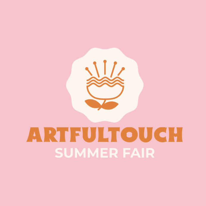Placeit - Summer Craft Fair Online Logo Generator with a Flower Icon