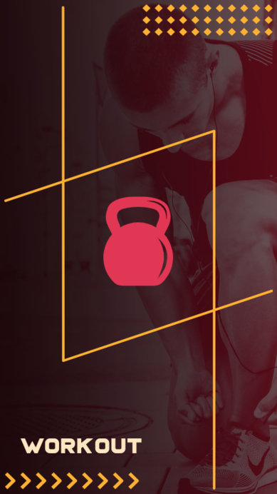 Placeit - Fitness Instagram Highlight Cover Maker Featuring a Training ...