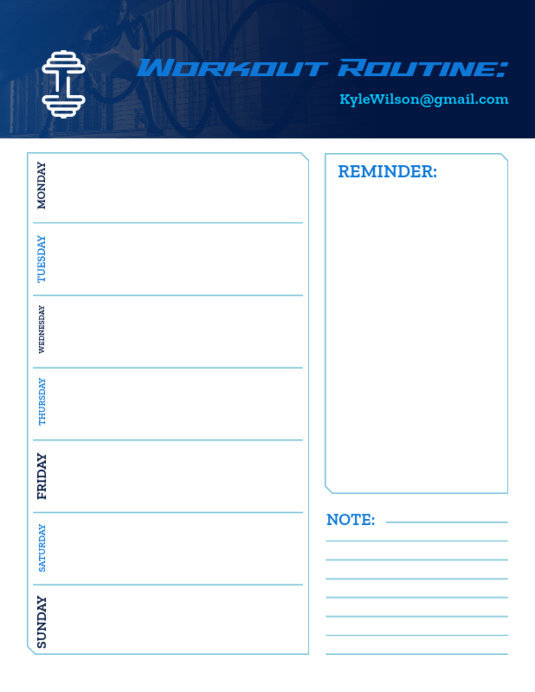 Placeit - Planner Design Creator for a Nutritionist and Fitness Workout ...
