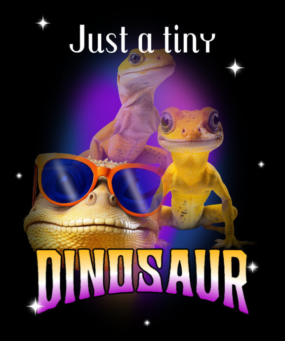 Placeit - T-Shirt Design Maker Featuring a Meme-Inspired Lizard ...