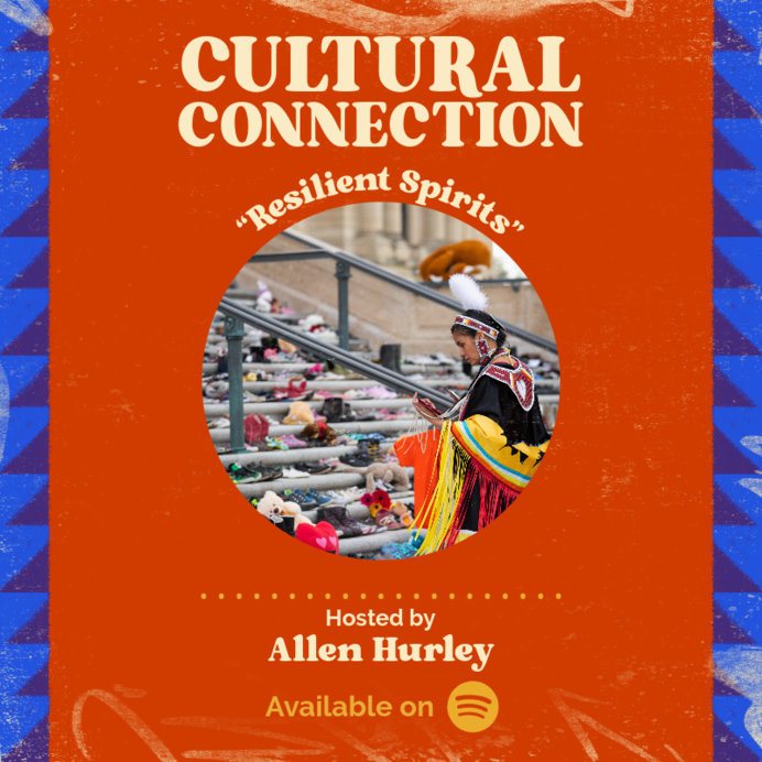 Placeit - Podcast Cover Template for a Native American Appreciation Show