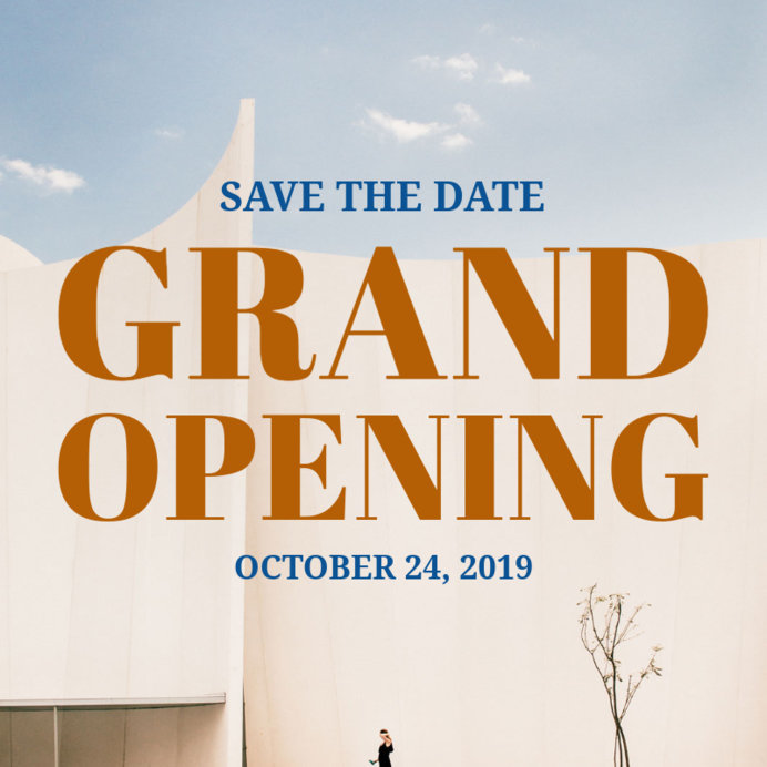 Placeit - Social Media Post Template for a Save the Date Post