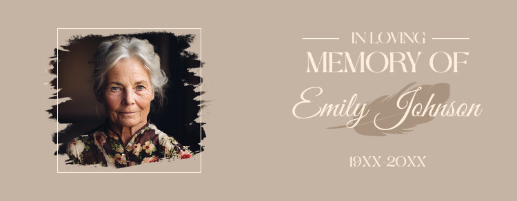 Placeit - Mug Design Maker Featuring a Memorial Message for a Funeral