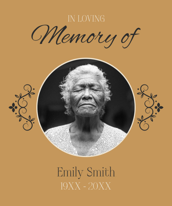 Placeit - Memorial-Themed T-Shirt Design Template with a Picture to ...