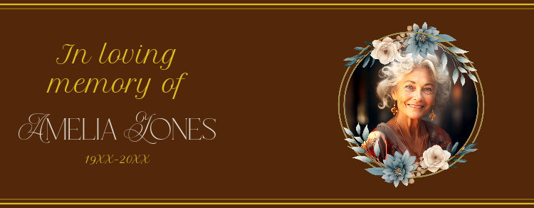 Placeit - Memorial Mug Design Maker for a Person's Funeral Service