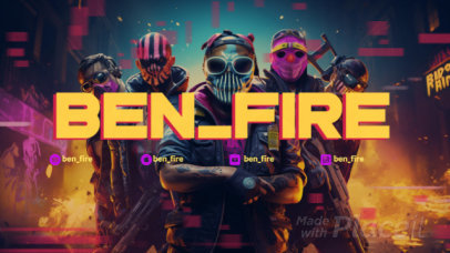 Free Fire OBS Stream Overlay Maker gaming templates | Placeit