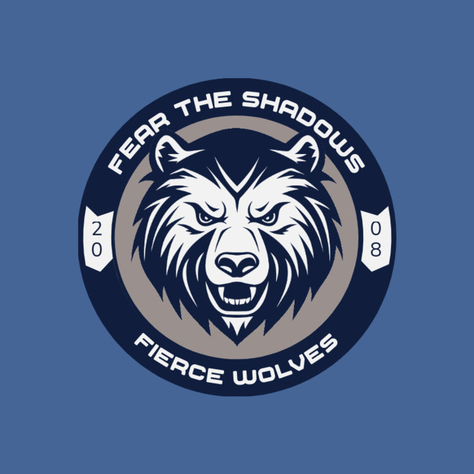 Placeit - Logo Generator for an Airsoft Team Featuring a Fierce Wolf ...